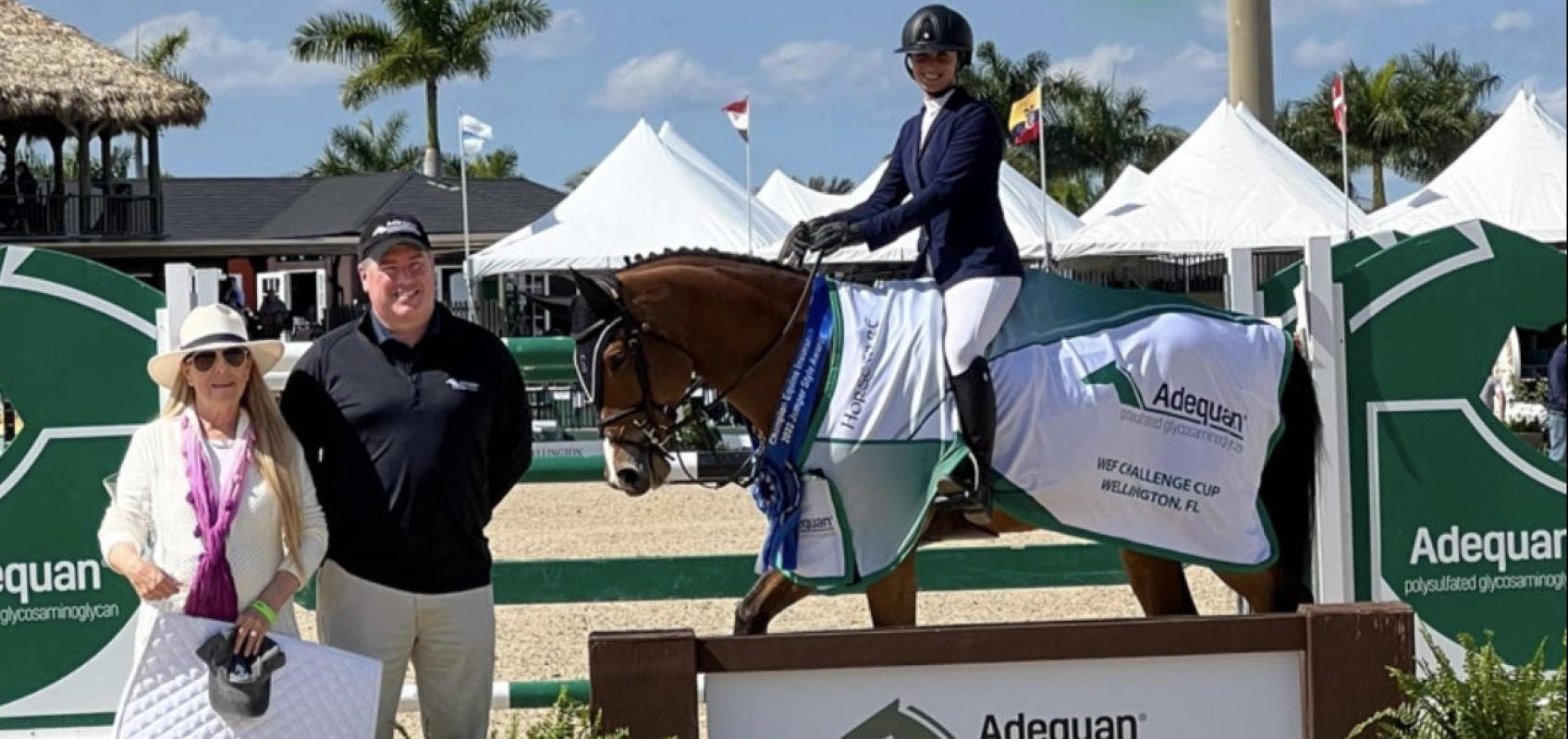 Adrienne Sternlicht gewinnt 75.000 Dollar Springen vor Lorenzo de Luca ...