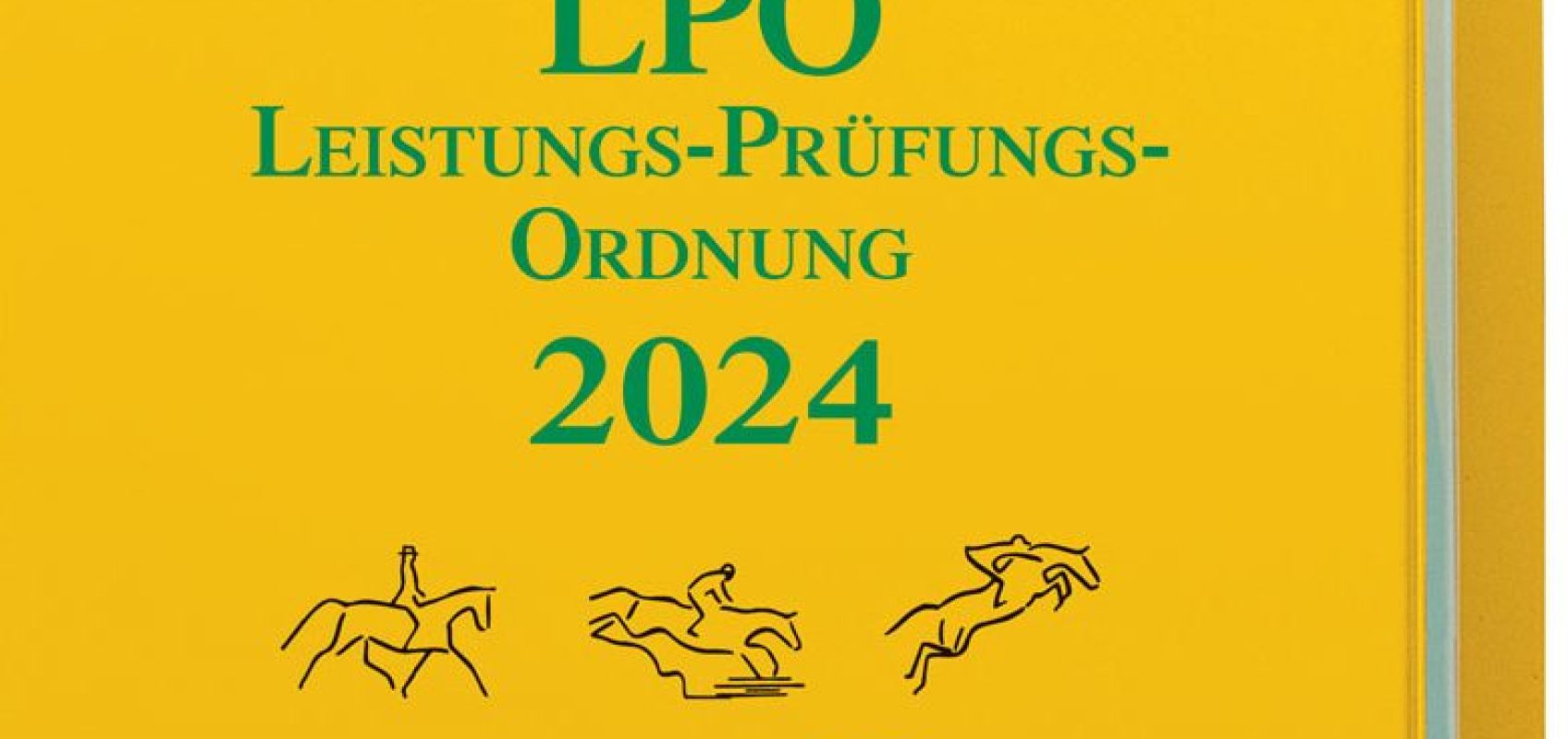 Das sind die wichtigsten Neuerungen in der LPO, die ab 1. Januar gilt – spring-reiter.de