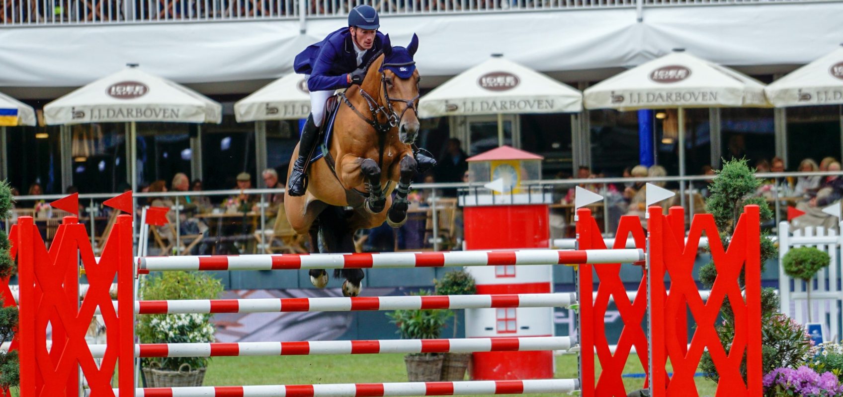 Von Daniel Deusser, Steve Guerdat, Janne Meyer, André Thieme und ...